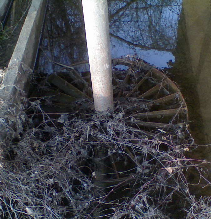 Konstrukcija vodenice potočare